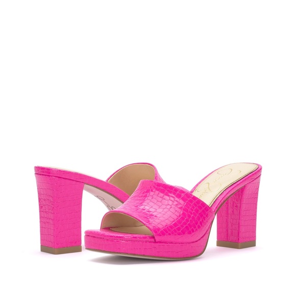 Jessica Simpson | Shoes | Jessica Simpson Hot Pink Alligator Heels ...